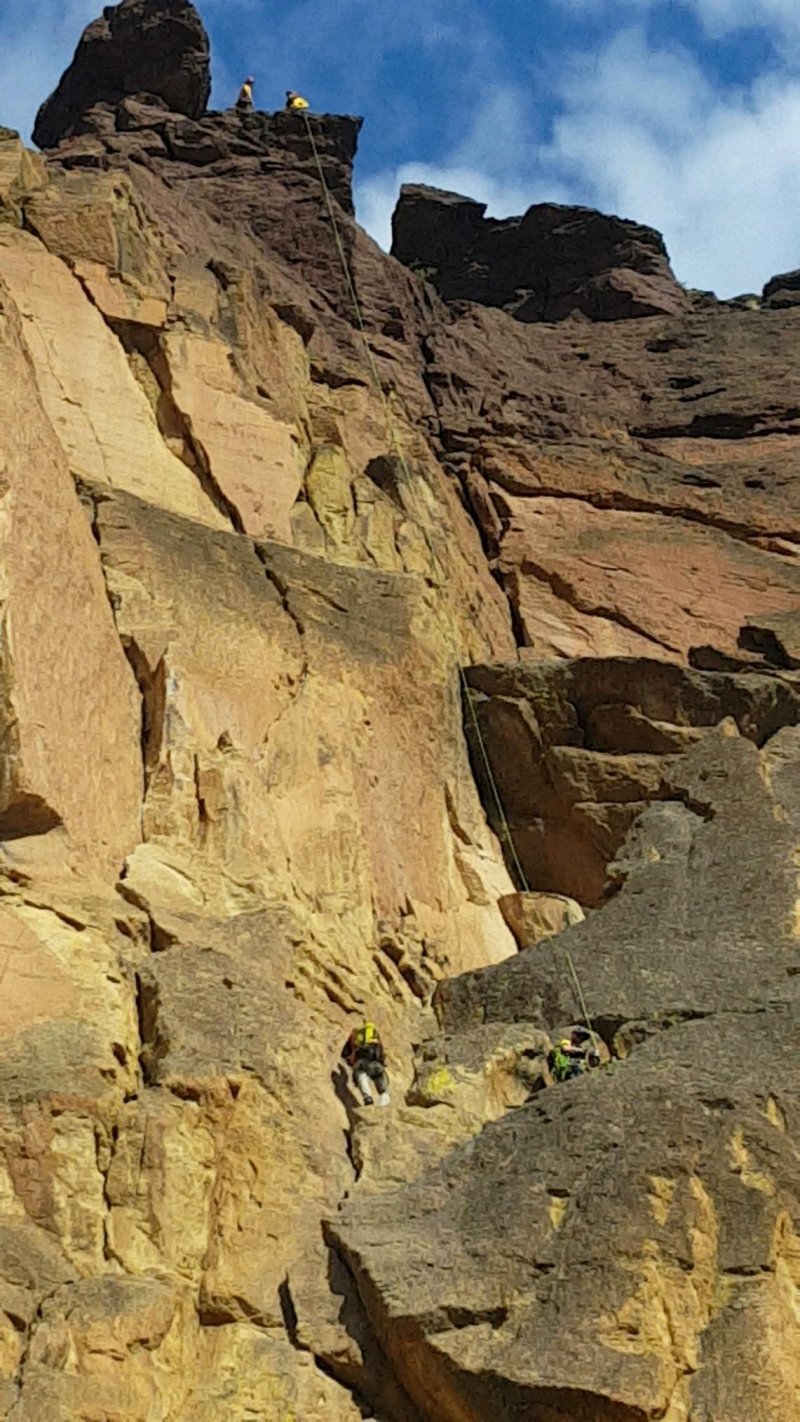 CLIMBERS RESCUED OFF OF MONKEY FACE AT SMITH ROCK STATE PARK ...